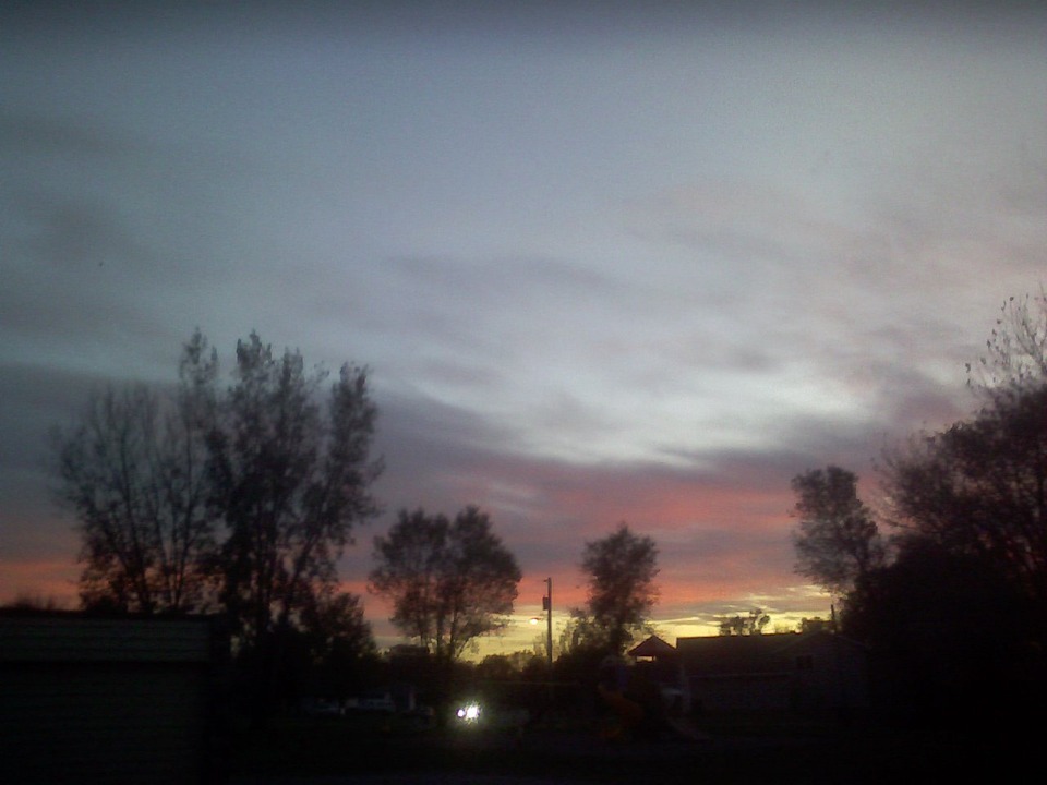 Avon, MN : Picture was taken around 645 pm, In the Fall 2009 Over ...