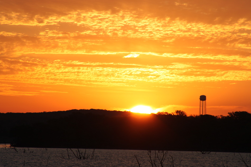 Valley View, TX : Lakefront Sunrise in Valley View Texas photo, picture ...