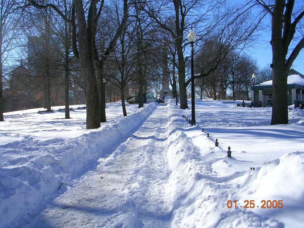 Boston, MA : Snowy Boston Common photo, picture, image (Massachusetts ...
