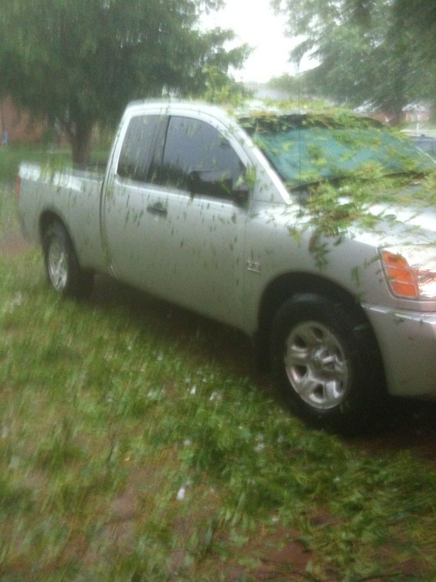 The Village, OK : May Hail Storm Aftermath photo, picture, image ...