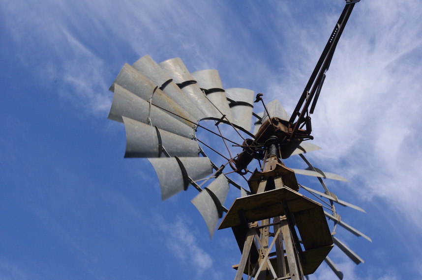 Ione, OR : Windmill at Ione city park. photo, picture, image (Oregon ...