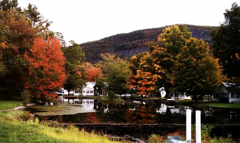 Wells, VT : North St. waterfall Wells, VT. photo, picture, image ...