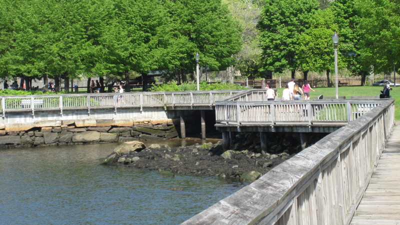 Fall River, MA : Board Walk, at Battle Ship Cove Fall River Ma. photo ...