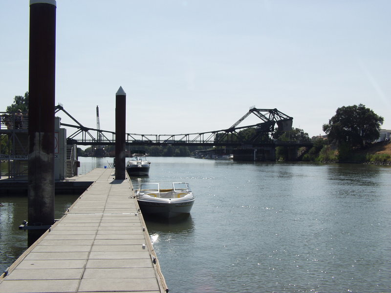 Walnut Grove, CA : View of Walnut Grove Bridge from Public Pier photo ...