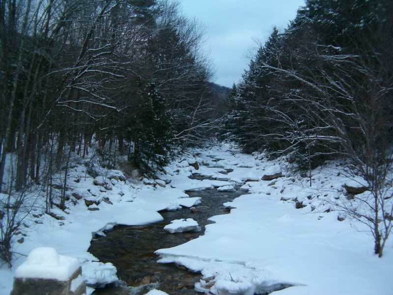 Sunderland, VT : Winter Scene at Kelly Stand Road, Sunderland, Vermont ...
