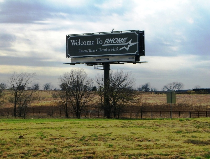 Rhome, TX : Rhome Billboard photo, picture, image (Texas) at city-data.com