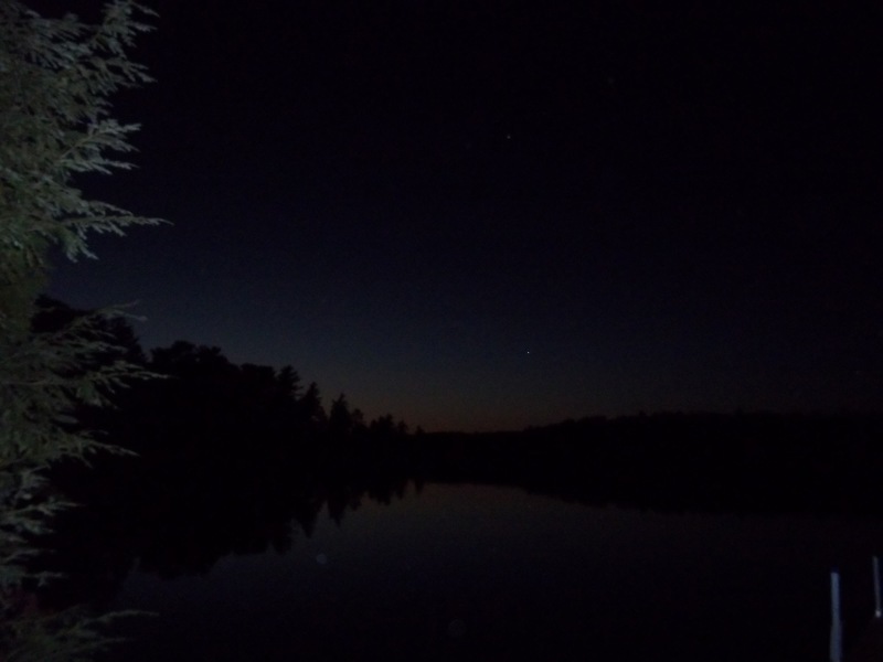 Rhinelander, WI : Dark night on fith lake photo, picture, image ...