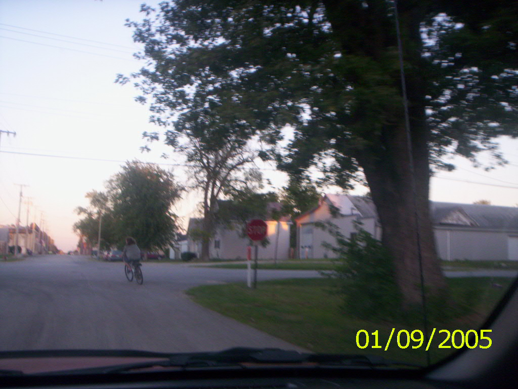 Goodland, IN : Riding through the quiet streets of Goodland photo ...