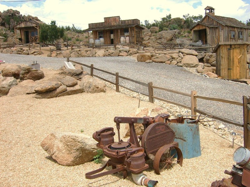 Yarnell, AZ : Ghost town, partially restored, at Big Tom's in Yarnell ...