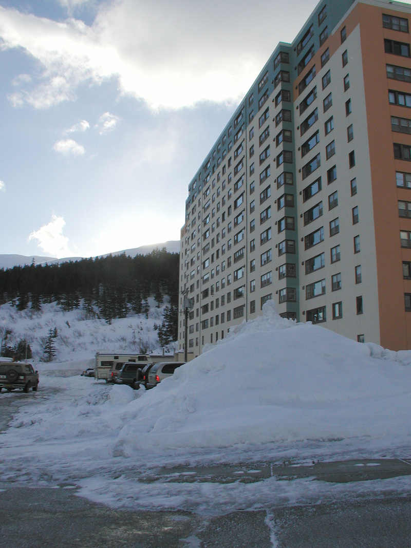 Whittier AK Begich Tower In Winter Photo Picture Image Alaska At