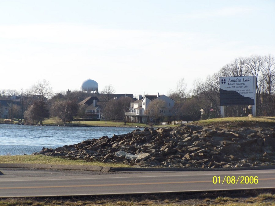 Landen, OH : Landen's big beautiful lake surrounded by relaxing walking ...