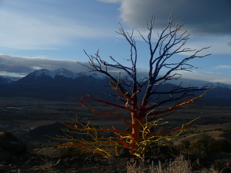 Salida, CO : Sunset on S Mountain photo, picture, image (Colorado) at ...