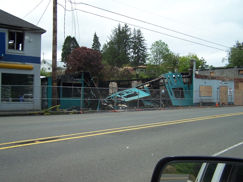 Cloverdale, OR : The Day Downtown Burned, Napa (Left) Shure-Win Auto ...