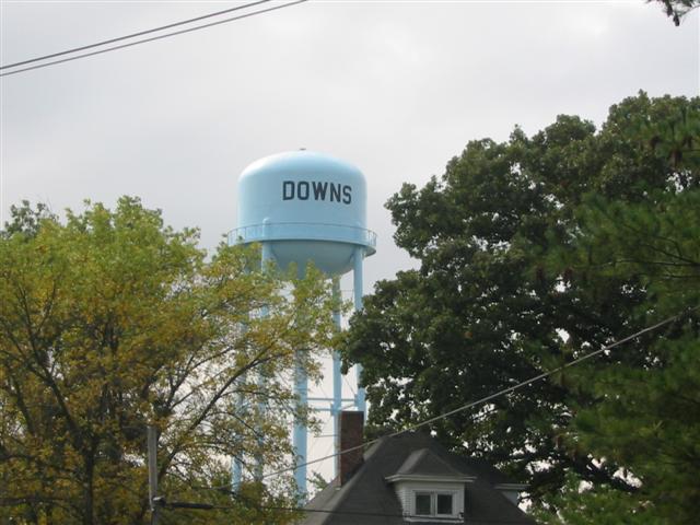 Downs, IL : Downs Water Tower photo, picture, image (Illinois) at city ...