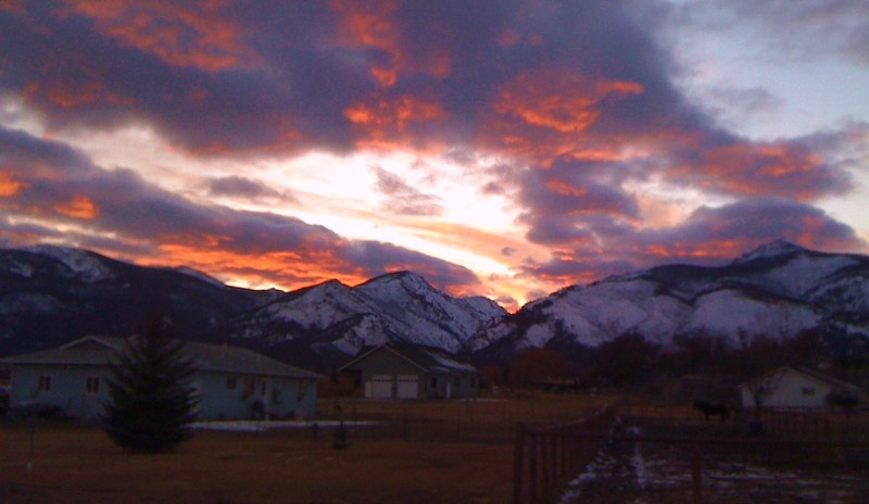 Hamilton, MT : Bitterroot Sunset photo, picture, image (Montana) at ...