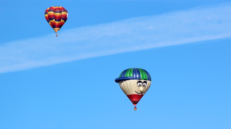 Rio Rancho, NM : Balloons from Albuquerque Balloon Festival. Photo ...