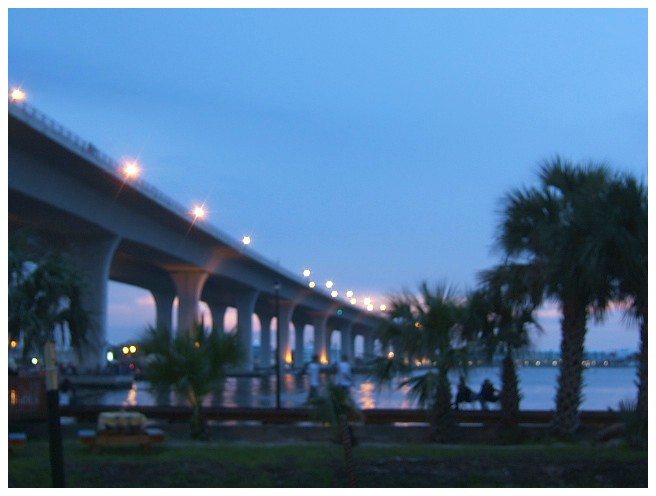 Stuart, FL : The Roosevelt Bridge span ning the St. Lucie River in ...