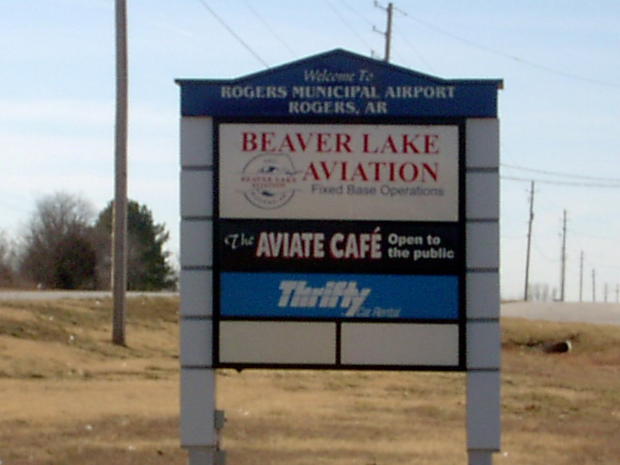 Rogers, AR : Airport sign Rogers Ar photo, picture, image (Arkansas) at ...