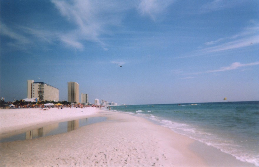 Panama City Beach, FL : PCB beach front looking east photo, picture ...