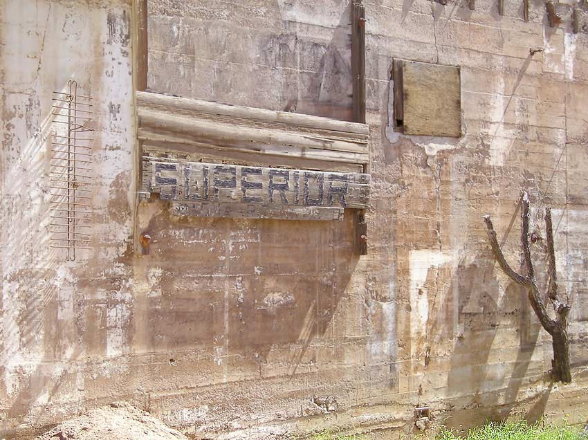 Superior, AZ : Old sign on a Wall on Main Street photo, picture, image ...