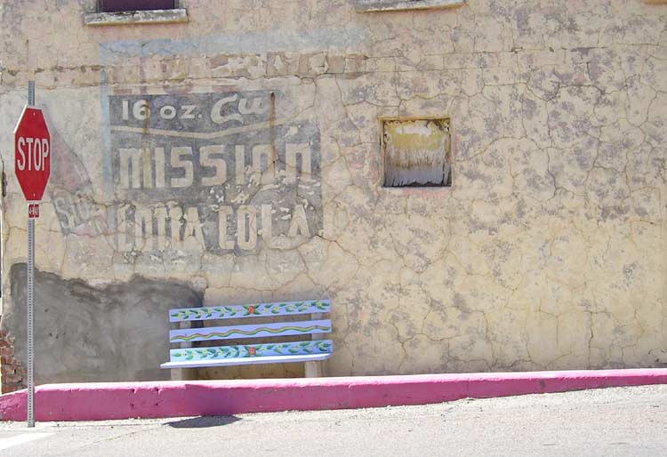 Superior, AZ : Very old Mission Cola sign on Main St. Superior, AZ ...
