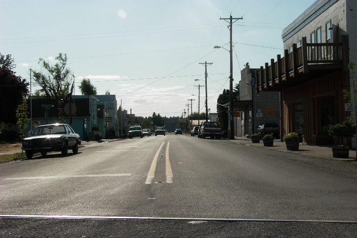 Donald, OR : Donald Oregon ( Looking west down Main St.) photo, picture ...