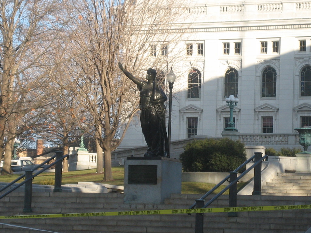 Madison, WI : Statue by the Capitol photo, picture, image (Wisconsin ...