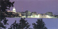 Madison, WI : Madison at Night photo, picture, image (Wisconsin) at ...