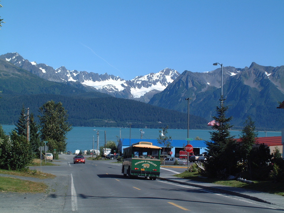 Seward, AK : SEWARD TROLLY AND RESURECTION BAY AT SEWARD photo, picture ...