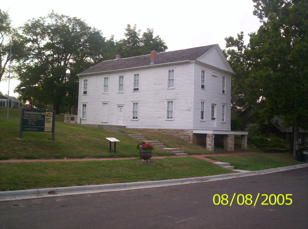 Lecompton, KS : Constitution Halll photo, picture, image (Kansas) at ...
