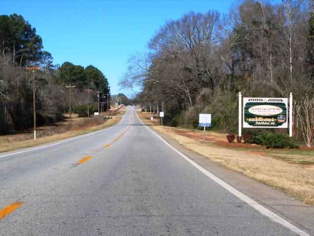 Americus, GA : South side of Americus looking North along Lee St photo ...