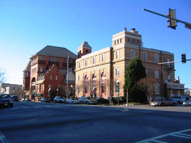 Americus, GA : Old Post Office and Windsor Hotel, downtown Americus ...