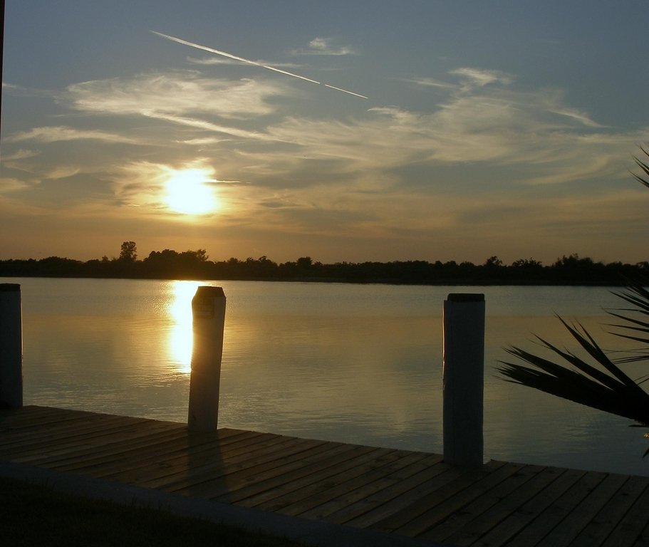 Bolivar Peninsula, TX : a sunset on Crystal Beach photo, picture, image ...