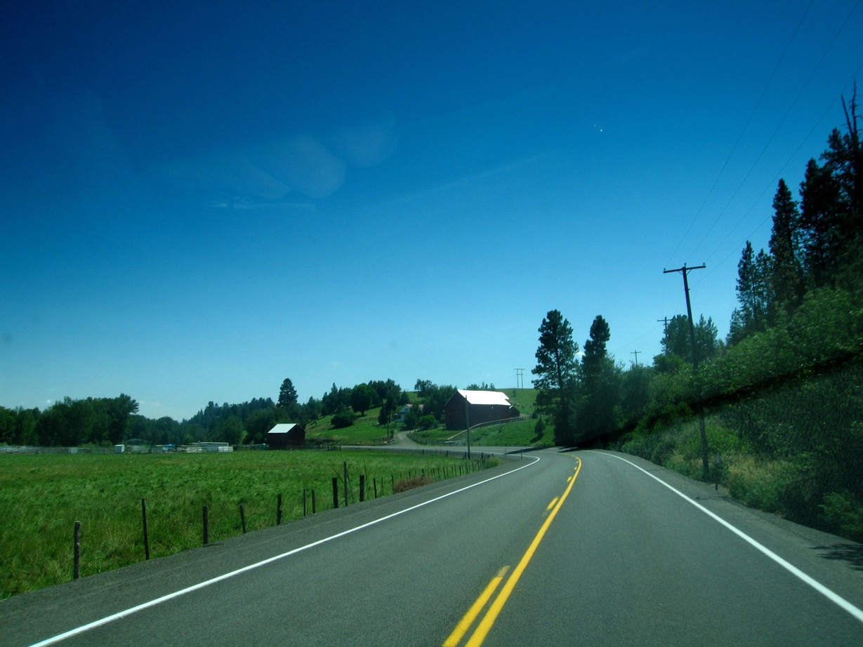 Wallowa, OR : Hwy 82 just out of town... photo, picture, image (Oregon ...