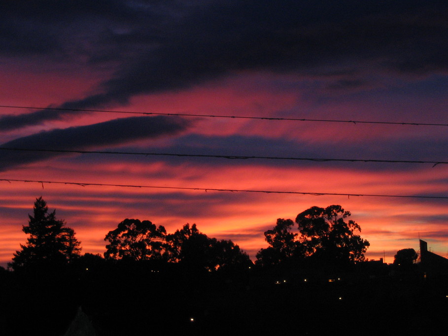 Rodeo, CA : View of a gorgeous sunset from my deck. photo, picture ...