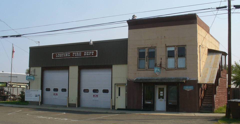 Lostine, OR : Lostine Fire Dept & City Hall, Sept 2008 photo, picture ...