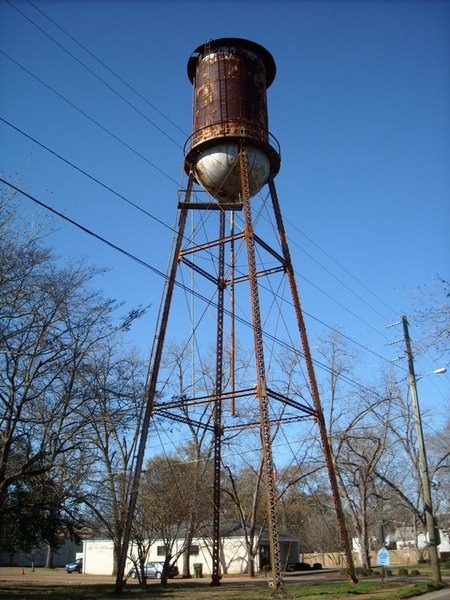 Shellman, GA : Old Water Tower and Post Office photo, picture, image ...