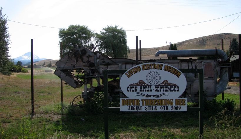 Dufur, OR : Dufur Museum sign, 2009 photo, picture, image (Oregon) at ...