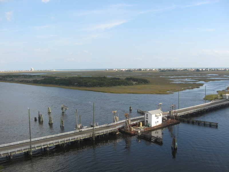 Sunset Beach, NC : View of the old bridge from the new bridge photo ...