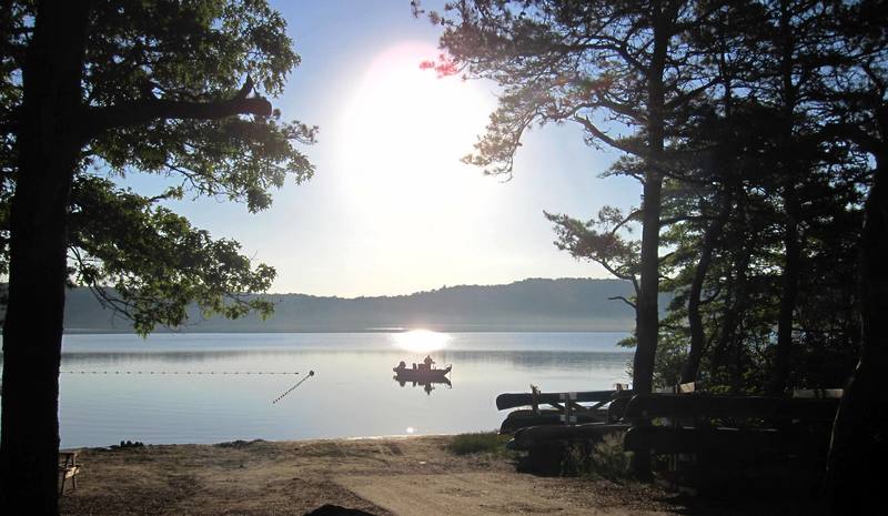 Wellfleet, MA : Fishing on Gull Pond photo, picture, image ...