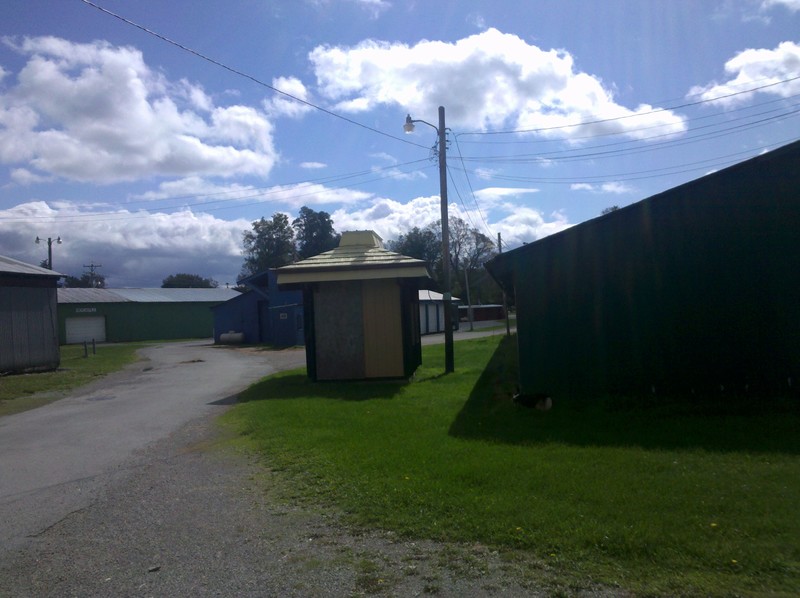 Pike, NY : wcjw booth and commercial building in the fair grounds 2011 ...