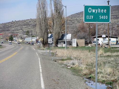 Owyhee, NV : Coming into town photo, picture, image (Nevada) at city ...