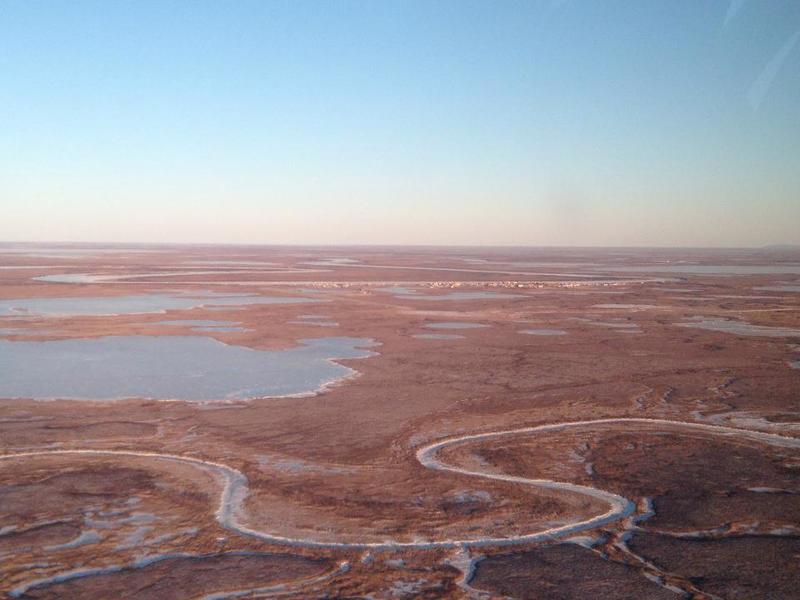 Eek, AK : Going back home to Eek from Bethel Alaska on December 4, 2012 ...