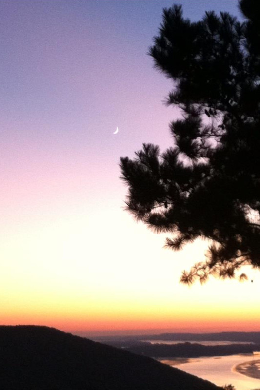 Section, AL : Bluff view of the sunset in Section, Alabama photo ...