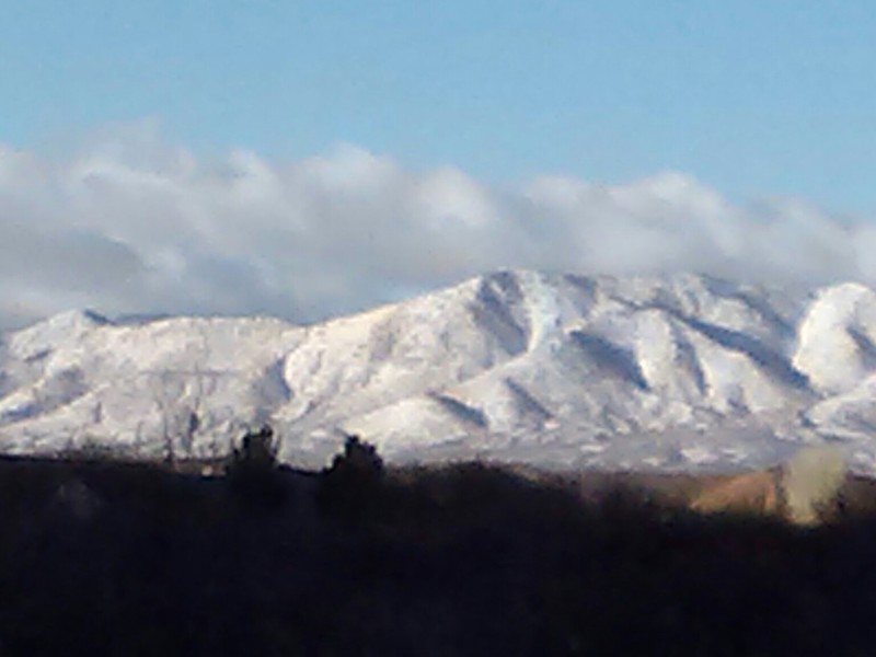 Benson, AZ : snowy view of the mustang mountains photo, picture, image ...
