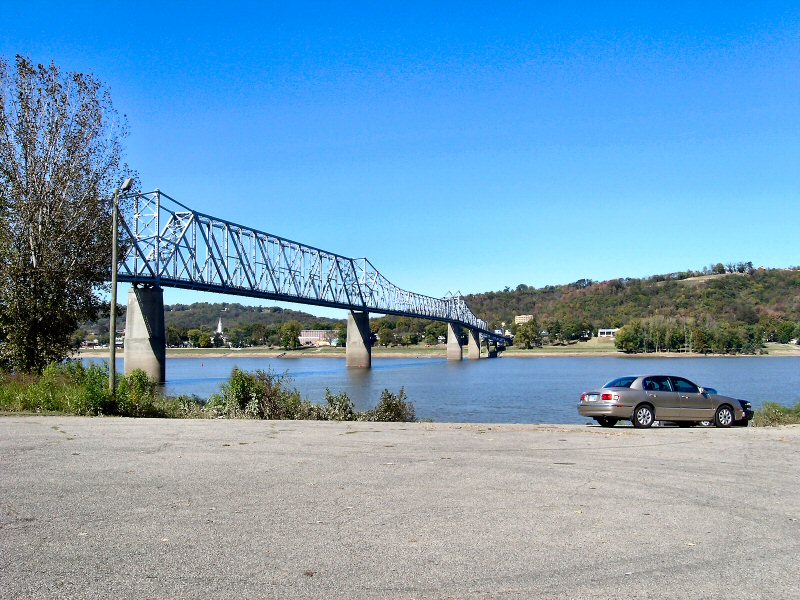 Madison, IN : Bridge over the OH River between Milton KY and Madison IN ...