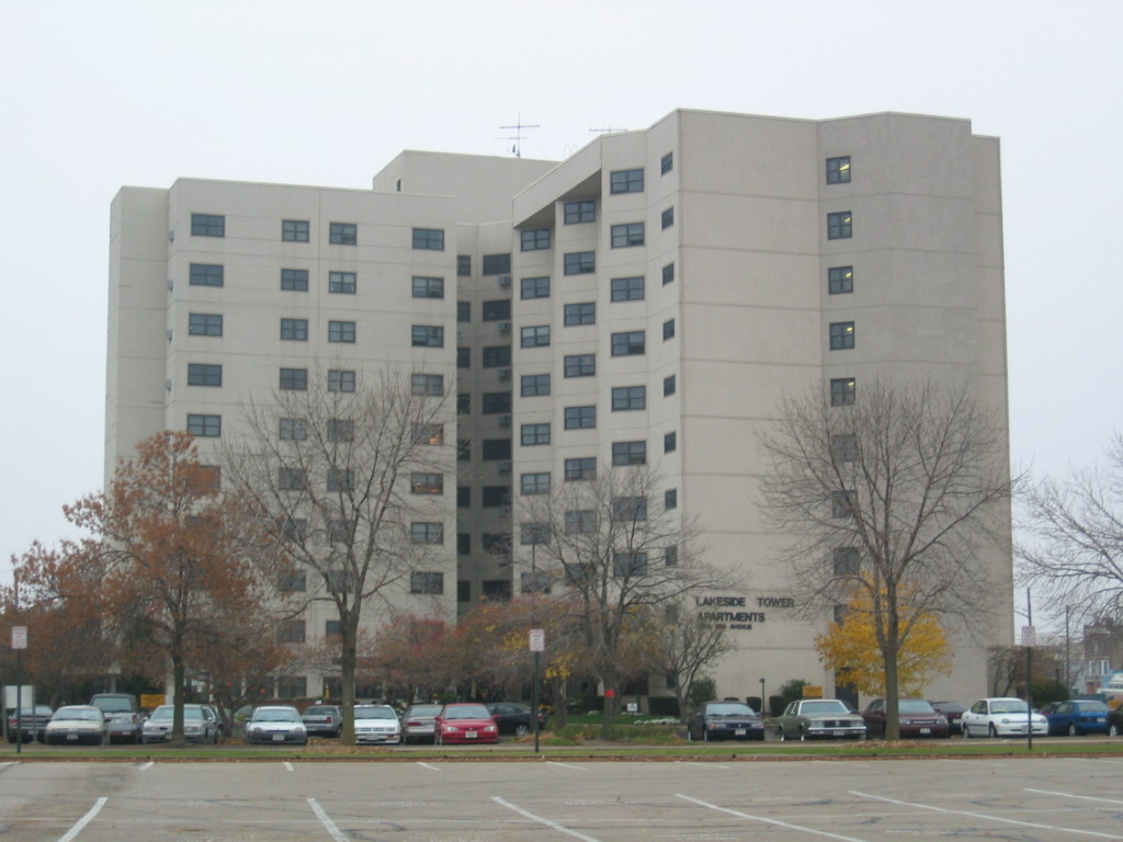 Kenosha WI Lakeside Tower Apartments Overlooking Lake Michigan Photo Kenosha WI Lakeside Tower Apartments Overlooking Lake Michigan Photo