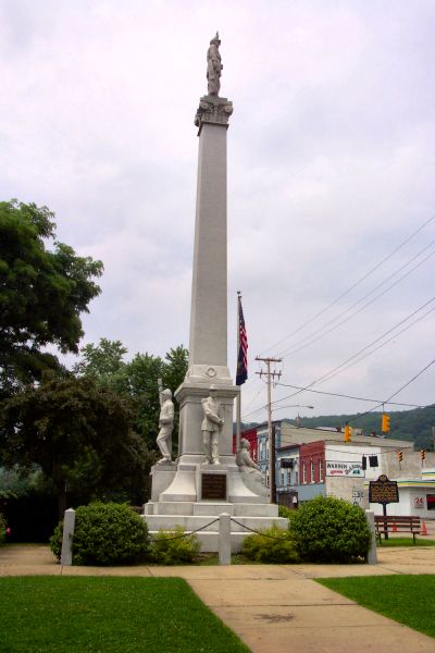 Warren, PA : Soldier and Sailor Monument in downtown Warren photo ...