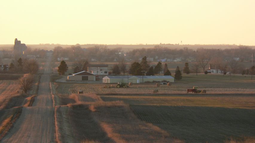 Gregory, SD : Looking westward from just east of Gregory, SD on the ...