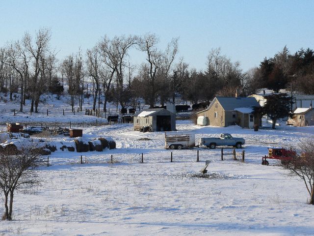 Gregory, SD : Cattle ranch along SD Hwy 47 just north of Gregory, SD ...